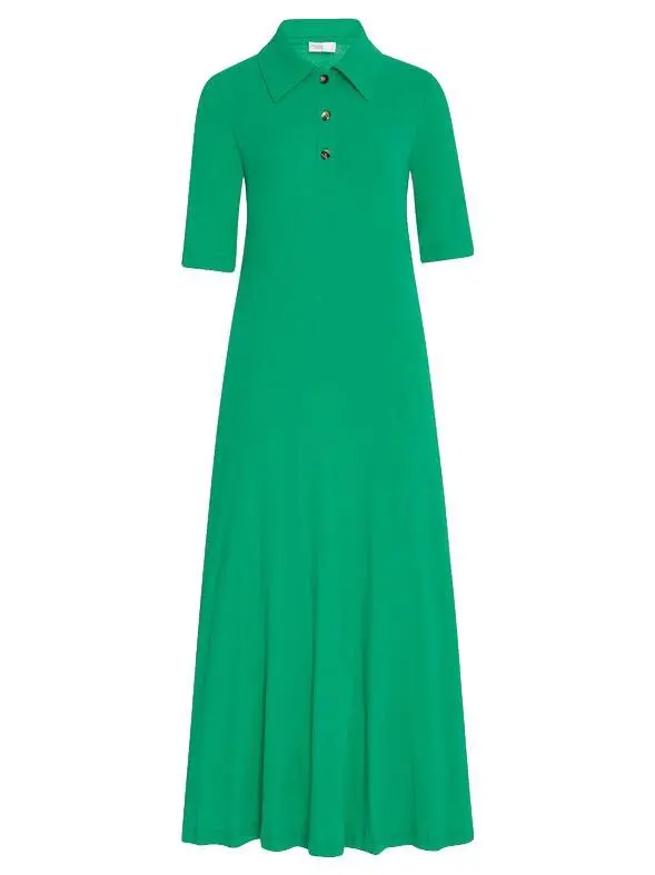 Rosetta Getty Polo A-line Dress - Green