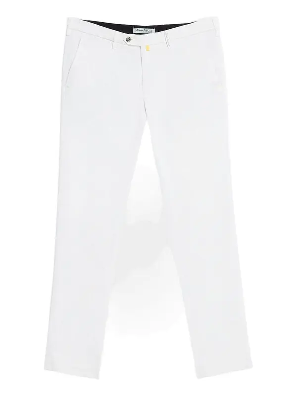 SARTORIO Straight-fit Four-pocket Pants - Wht