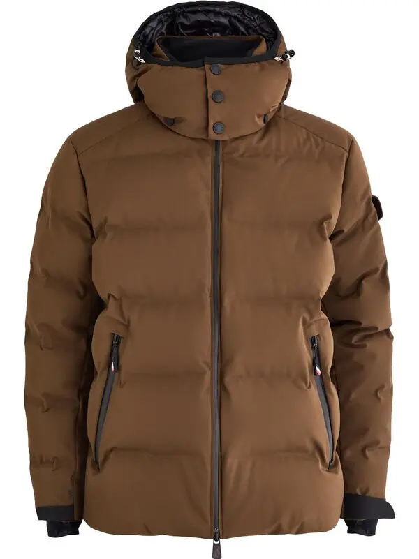 Moncler Montgetech Hooded Ski Jacket - Brown