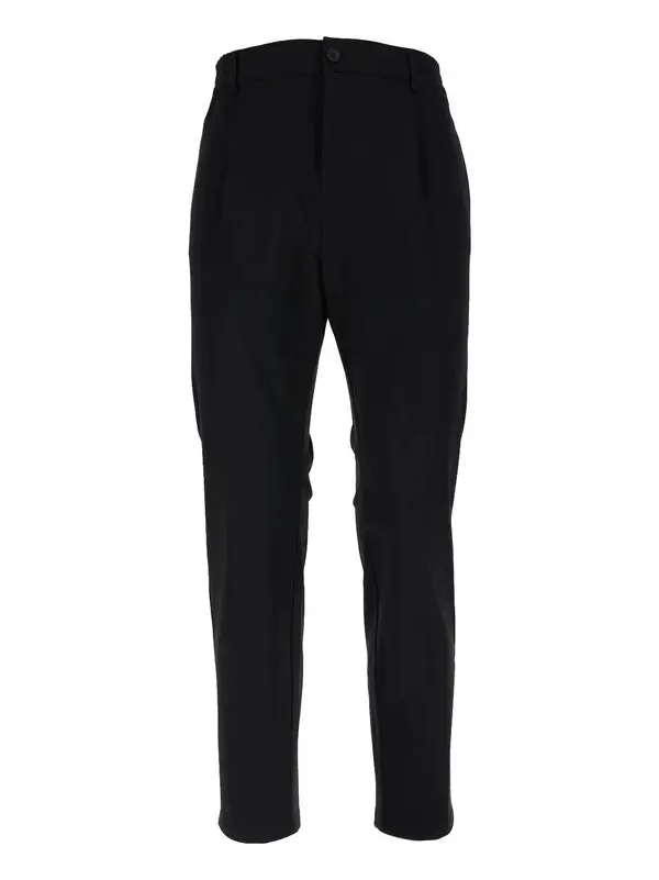 CRUNA Pleated Trousers - Black