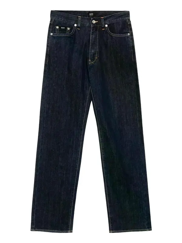 Hugo Boss Straight-leg Trousers - Blue