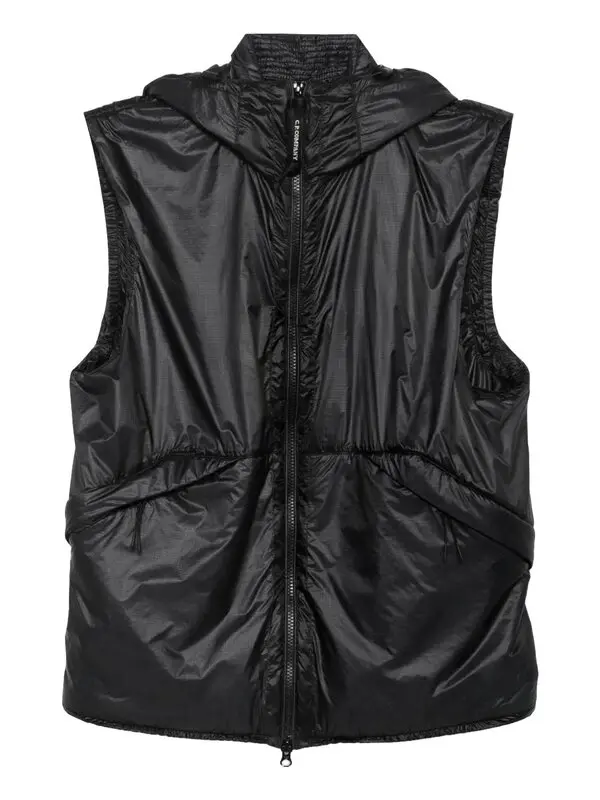 C.P. COMPANY Goggle-detail Gilet - Blue