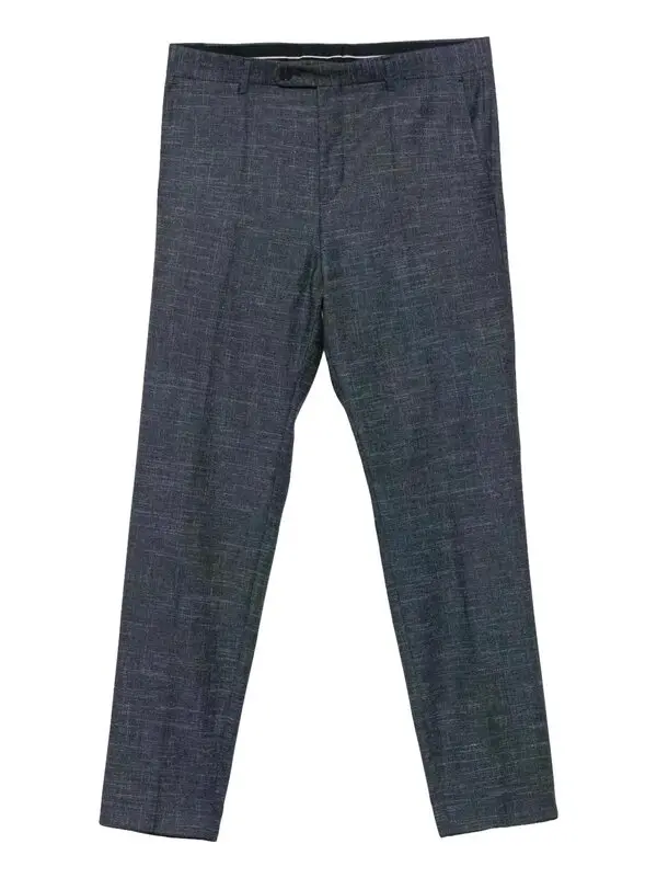 Hugo Boss Slim-cut Trousers - Blue