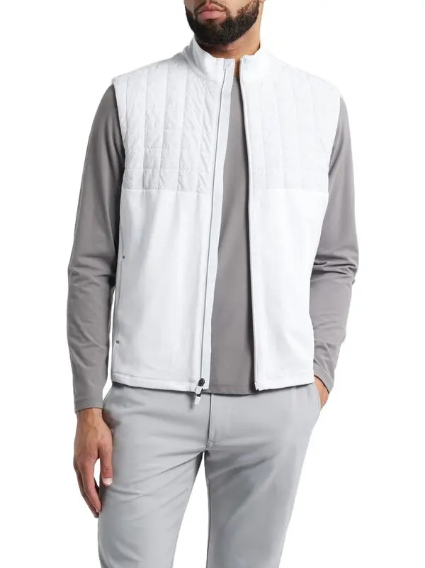 Johnnie-o Filroy Quilted Vest - White