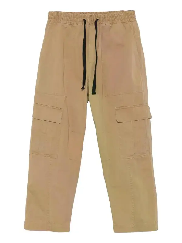 Isabel Benenato Cotton Trousers - Neutrals