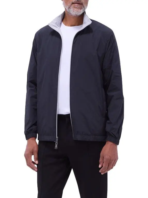 Bugatchi Water Repellent Reversible Jacket - Black