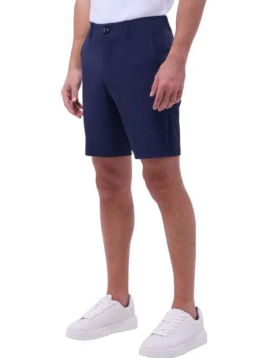 Bugatchi Theo Chino Bermuda Shorts - Navy