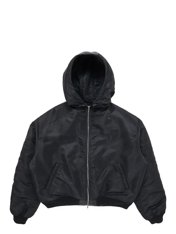 Y/project Insert Hood Padded Bomber Jacket - Black