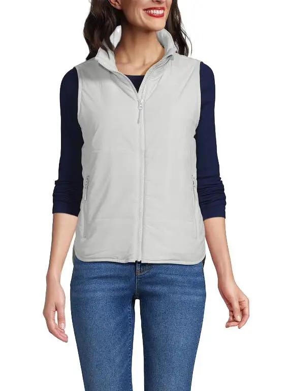 LANDS' END Wanderfree Insulated Vest - Light Mist