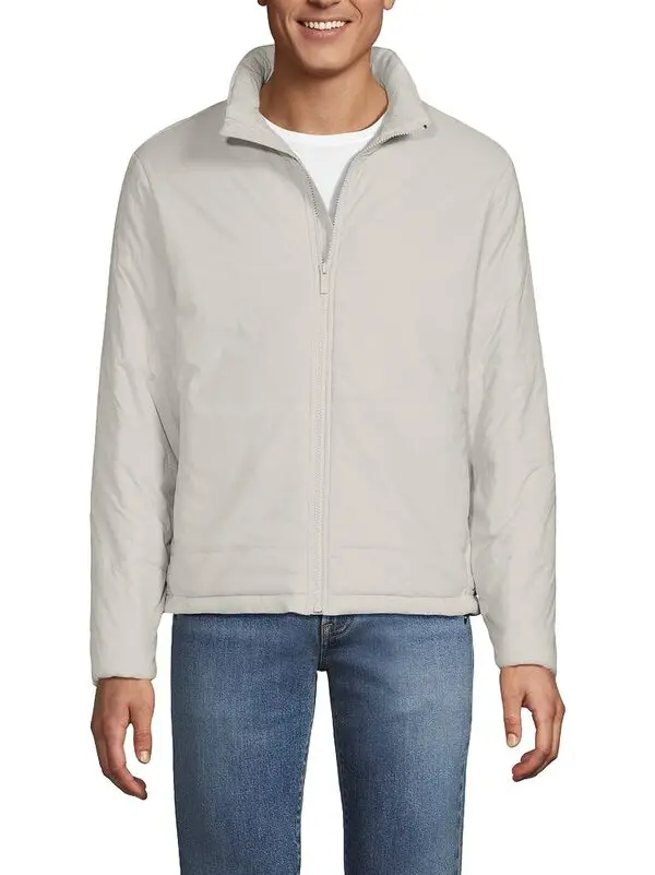 LANDS' END Insulated Packable Jacket - Light Stone