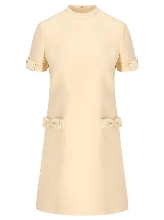 Valentino Garavani Short Couture Crepe Dress - Multicolor