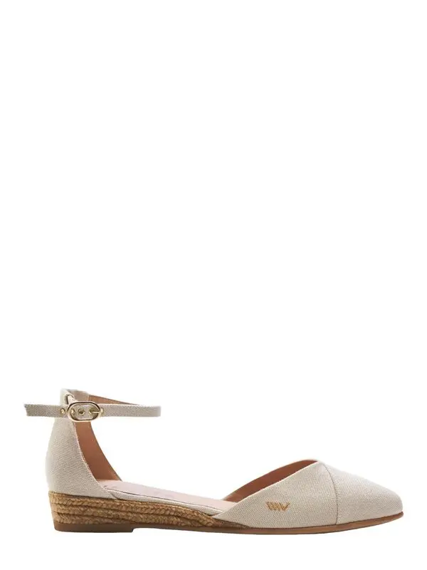 VISCATA Montroig Canvas Espadrille Flats - Beige