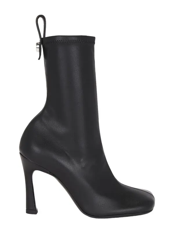 Attico Mia 95mm Ankle Boots - Black