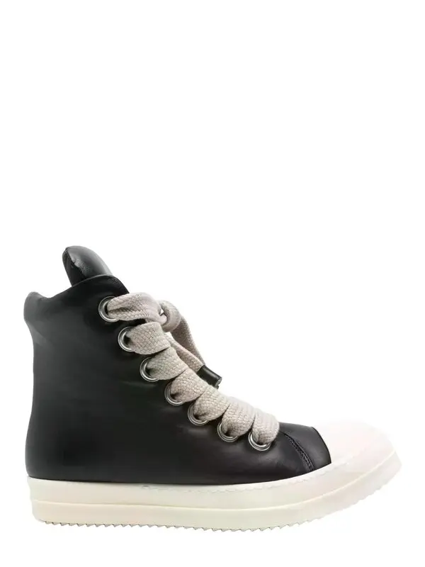 Rick Owens Jumbo-laced High-top Sneakers - Black