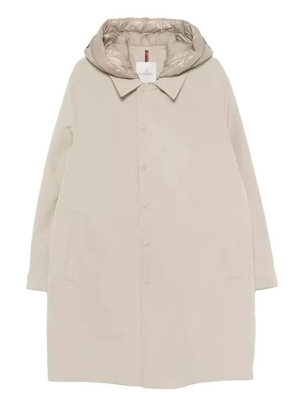 Moncler Miroir Coat - Neutrals