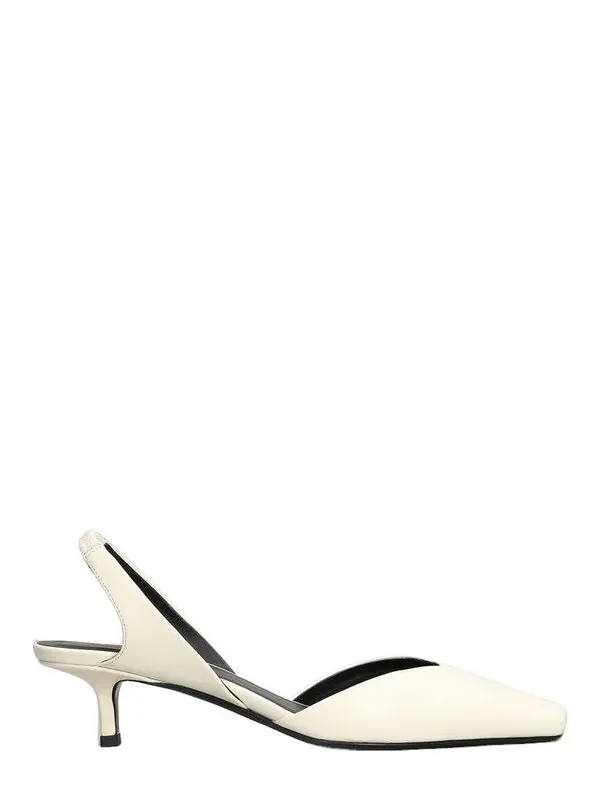 LOULOU STUDIO Akila Kitten Heel Pumps - Beige