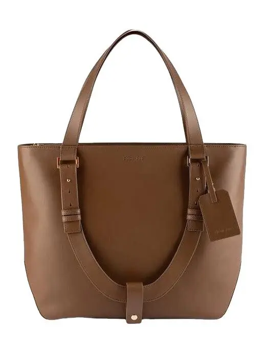 Gigi Pip Hayes Hat Carrying Tote - Chocolate
