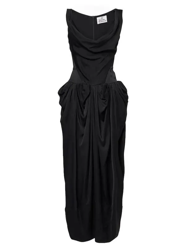 VIVIENNE WESTWOOD Sunday Garden Maxi Dress - Black