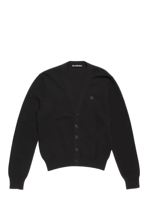 Acne Studios Cotton Cardigan - Black