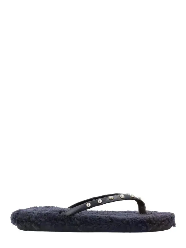 ANCIENT GREEK SANDALS Saionara Slides - Black