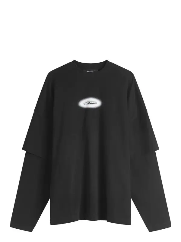 DAILY PAPER Layered T-shirt - Black