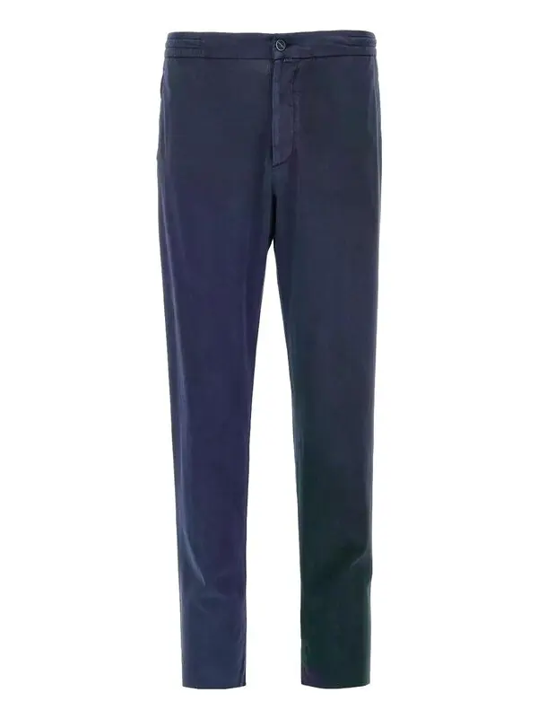 Kiton Straight-leg Trousers - Blue