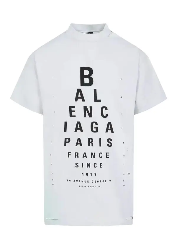 Balenciaga Logo-print T-shirt - White