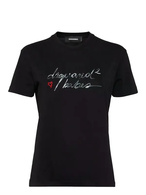 Dsquared2 Logo-print T-shirt - Black