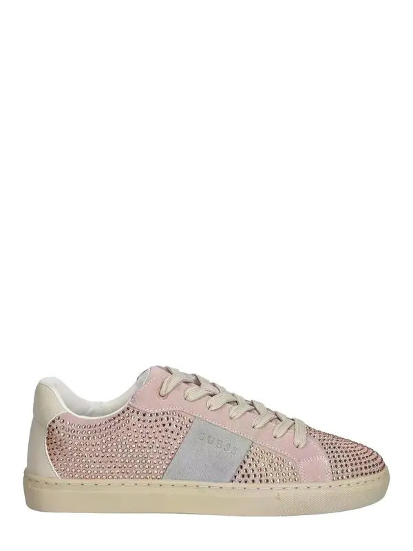 Guess Rhinestone-embellished Sneakers - Pink