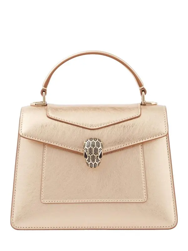 BVLGARI Serpenti Forever Medium Tote - Gold