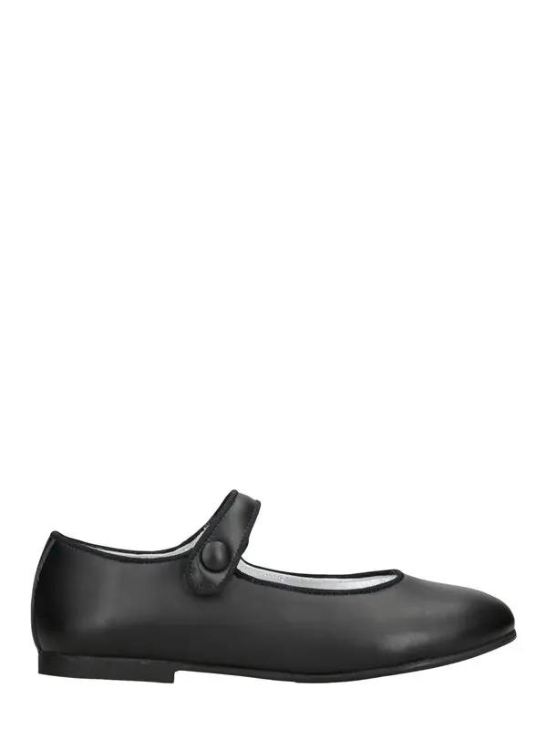 PAPOUELLI Leather Angelica Mary Janes - Navy