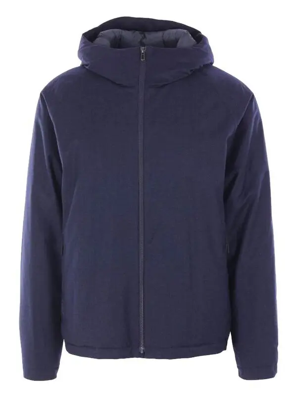 Sease Padded Wool-silk Jacket - Blue