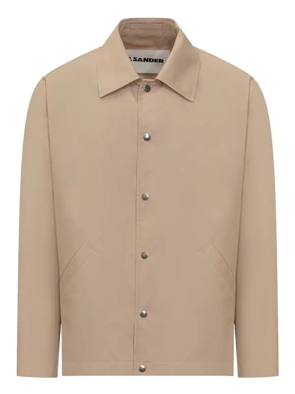JIL SANDER Printed Blouson Jacket - Beige