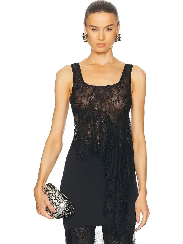 Attico Tank Top - Black