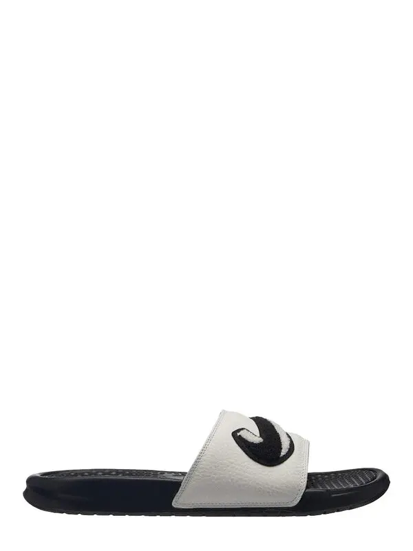 Nike Benassi Jdi Chenille Slides - Black/summit White