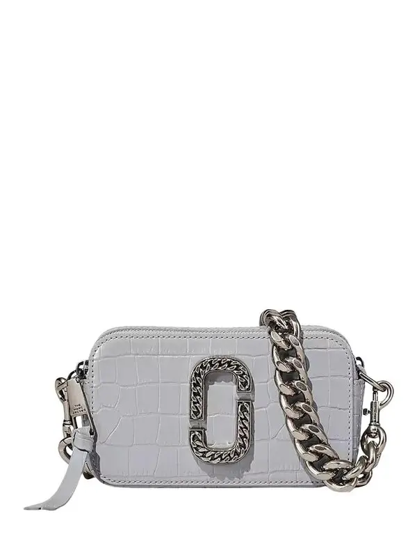 Marc Jacobs Croc-embossed Snapshot - Quarry