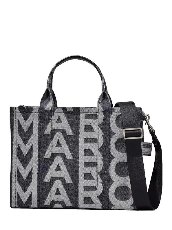 Marc Jacobs Monogram Denim Medium Tote - Black