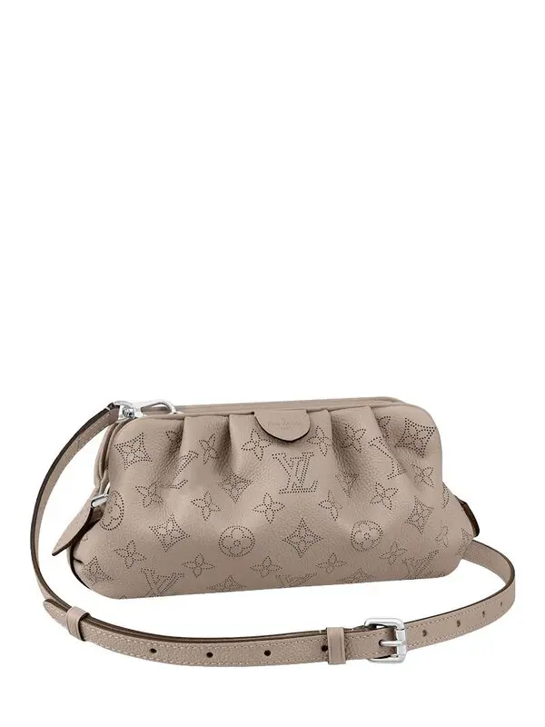 LOUIS VUITTON Scala Pouch Mini Mahina Perforated - Galet Gray