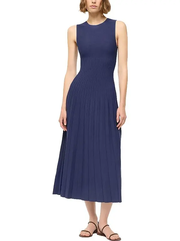 Staud Elyse Dress - Navy