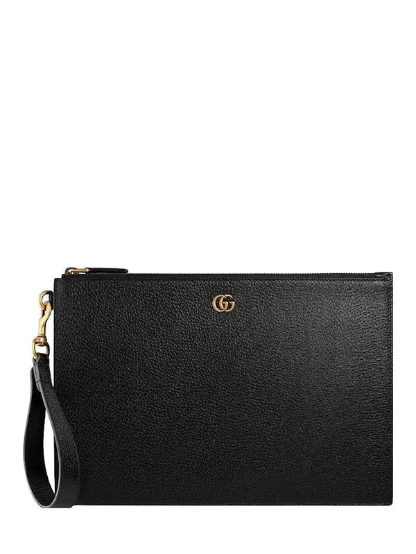 Gucci Gg Marmont Pouch - Black