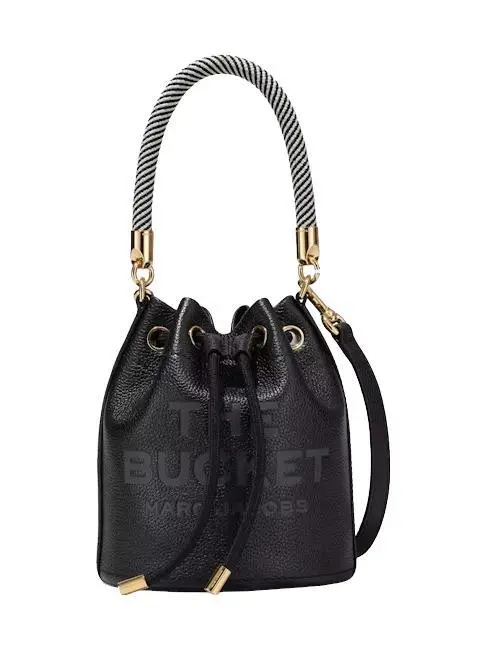 Marc Jacobs The Leather Bucket Bag - Black