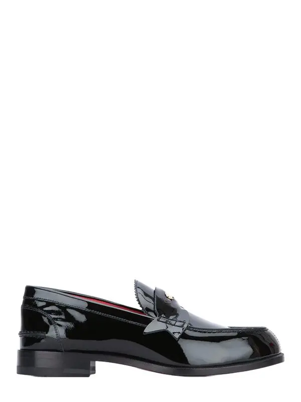 CHRISTIAN LOUBOUTIN Penny Night Rhinestone Loafers - Blacklinloubi