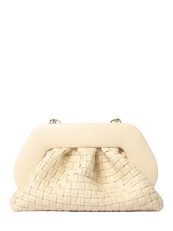 THEMOIRE Woven Clutch - Pink