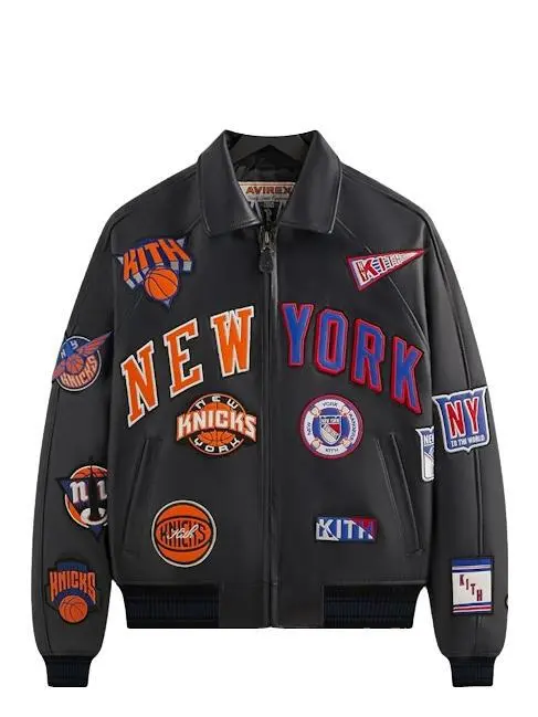 Kith X Avirex Sports Icon Jacket - Black