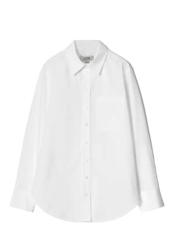 Cos Tailored Pima Cotton Shirt - White