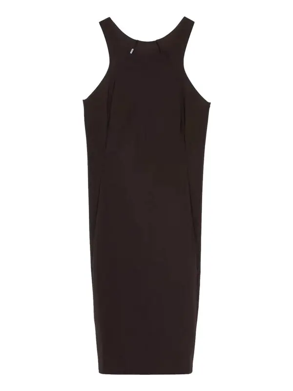 Patrizia Pepe Racerback Mini Dress - Brown
