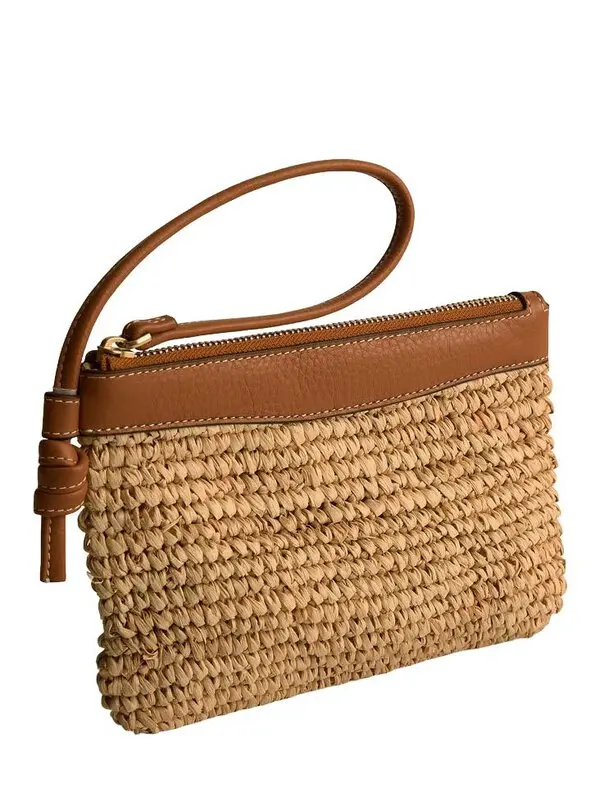 VERA BRADLEY Knotted Wristlet - Brown