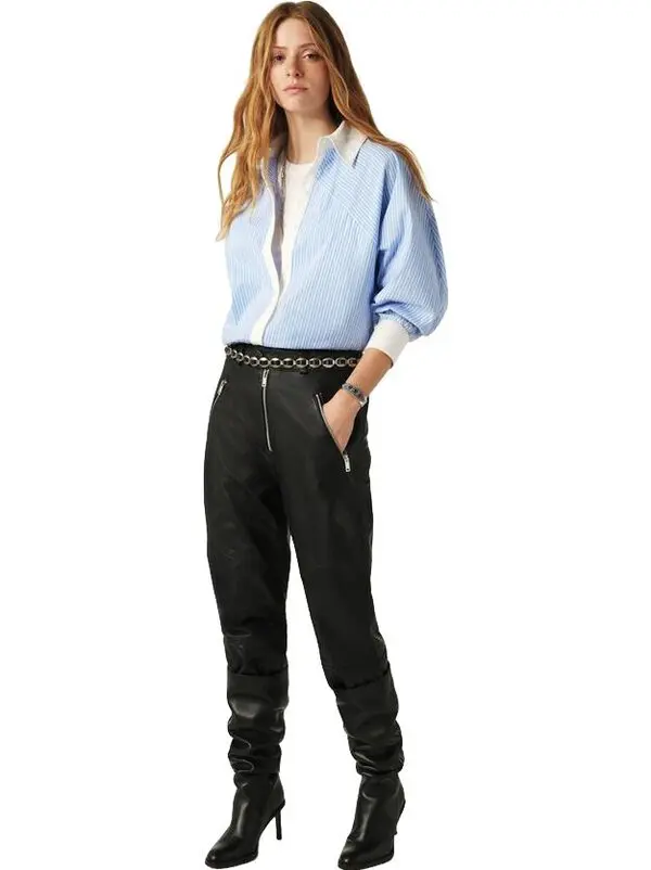 Ba&sh Hanae Striped Shirt - Blue