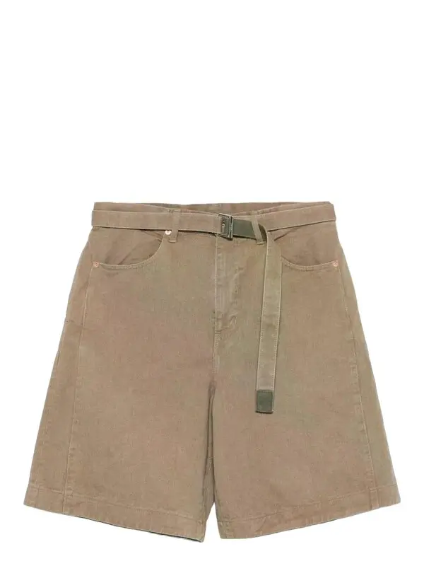 Sacai Denim Shorts - Neutrals
