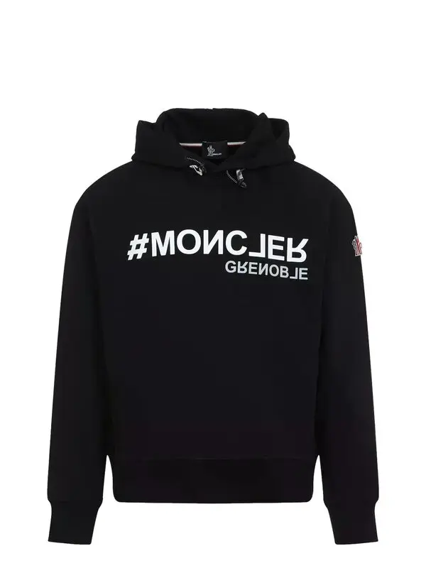Moncler Logo-print Hoodie - Black